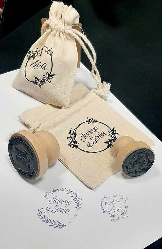 Sello Personalizado para Bodas